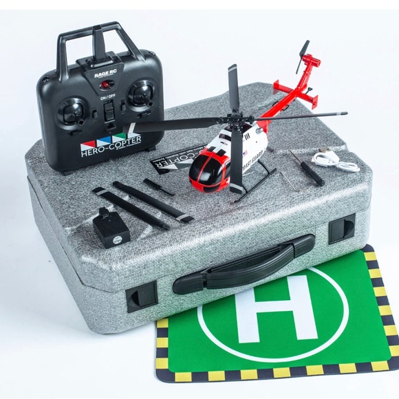 rage r/c | Toys | Herocopter Rc Remote Control Helicopter New Red Coast ...